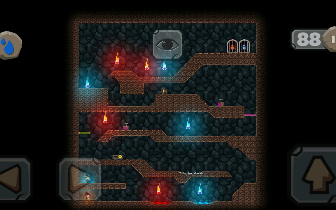 【up自制】森林冰火人·第一关 6到可以飞上天的bug