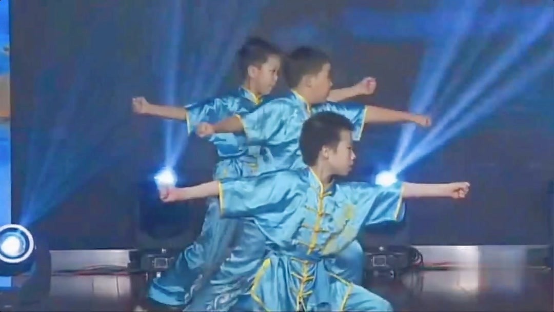 武术操 精忠报国 新黄浦实验学校表演