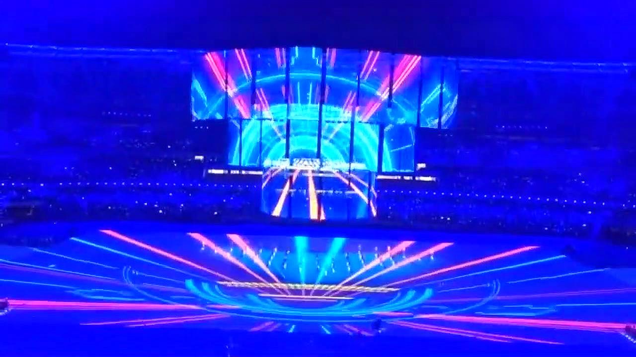 郑州全国民族运动会,演出画面很精彩有新时代的科技感,特别震撼