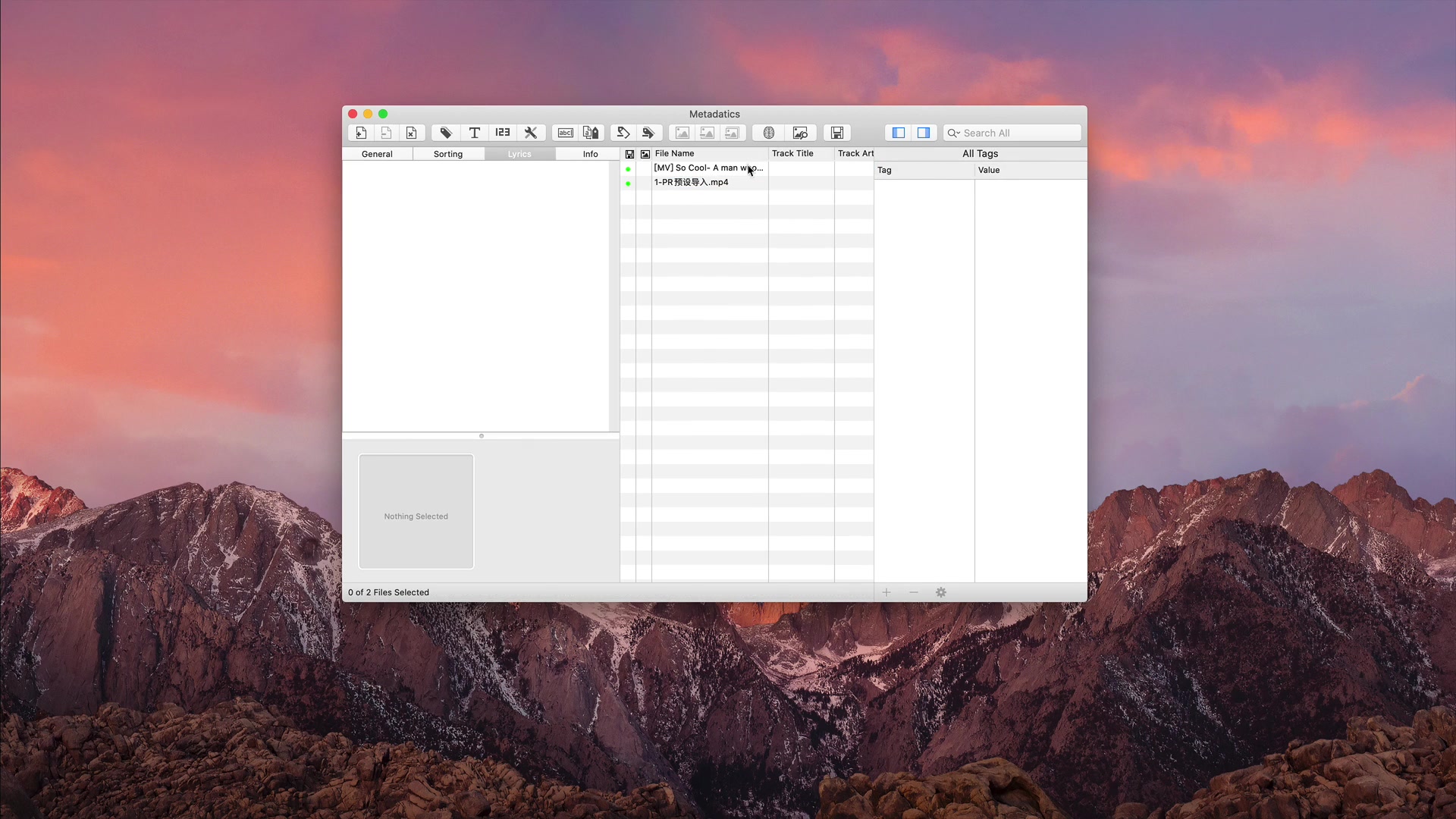 音频元数据编辑器