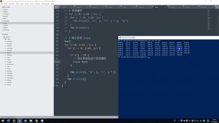 Go语言-59-流程控制-for-多重循环的终止