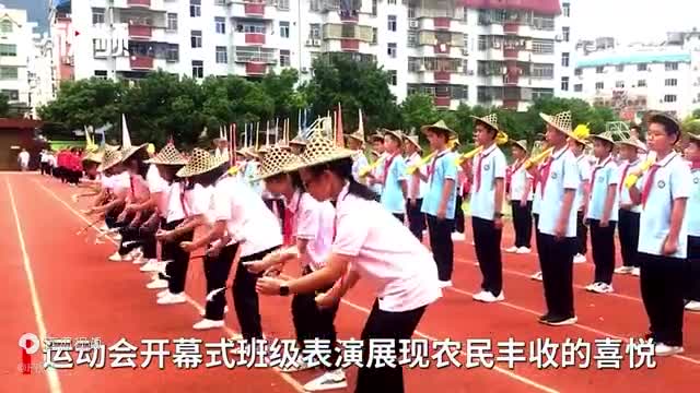 运动会开幕式班级表演农民丰收的喜悦:通过田间劳作懂得珍惜粮食