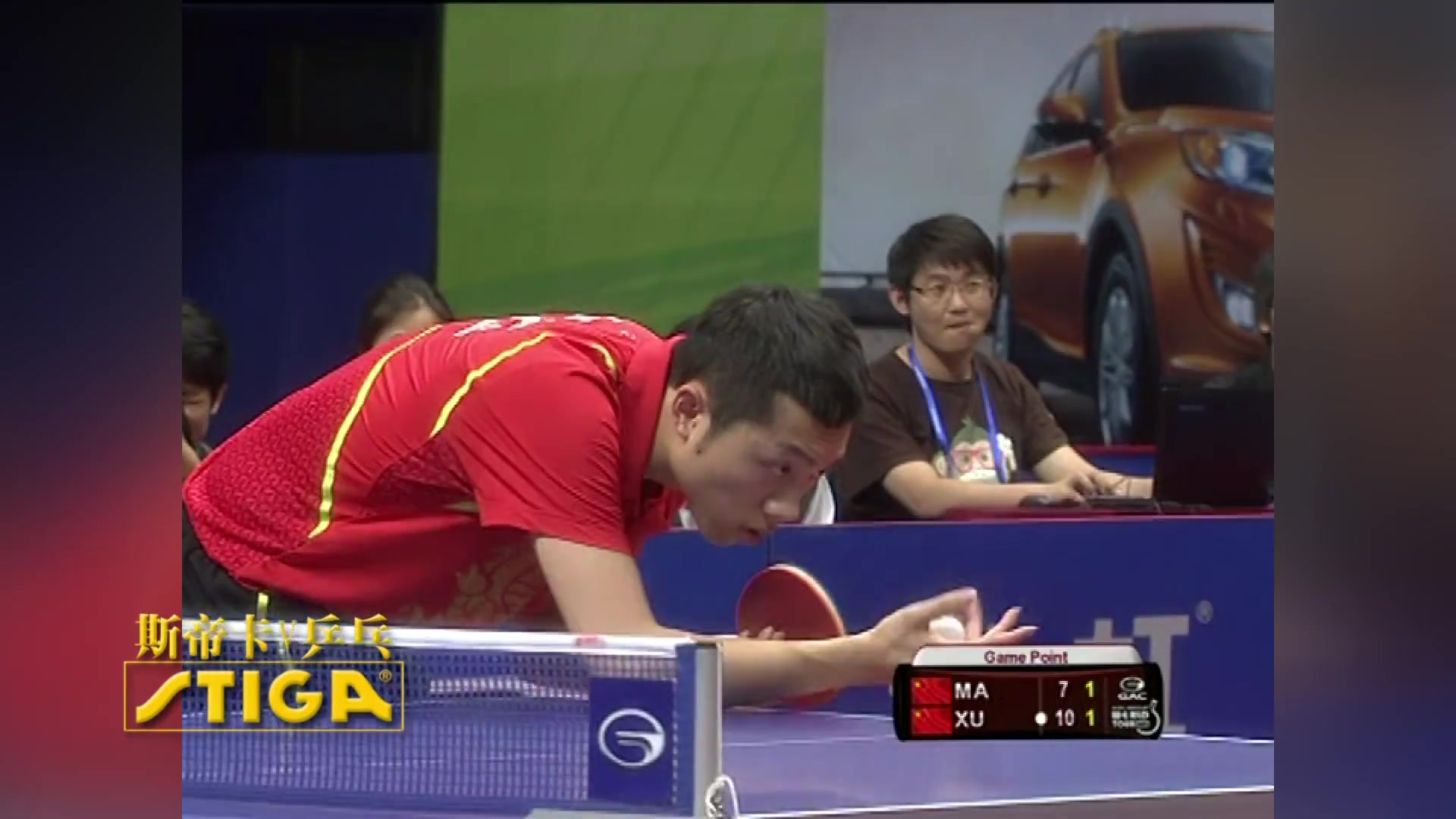【斯帝卡V乒乓】神仙打架,“连玩带耍”,许昕与马龙这场比赛令观众...