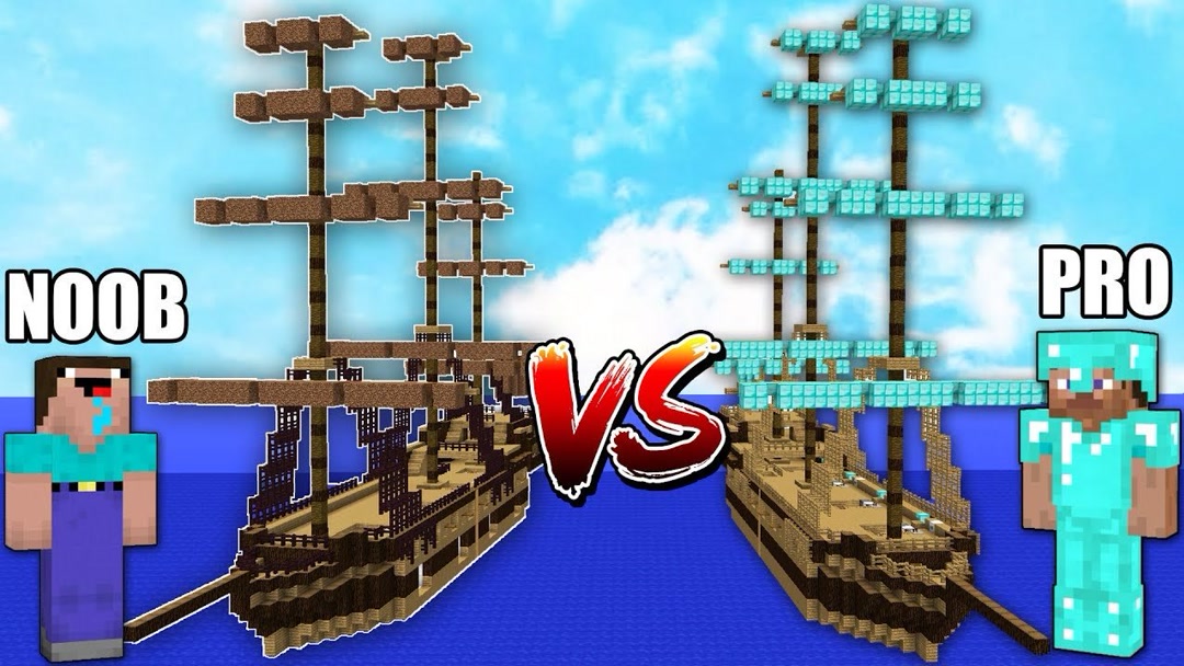 我的世界动画:舰船的建造方法