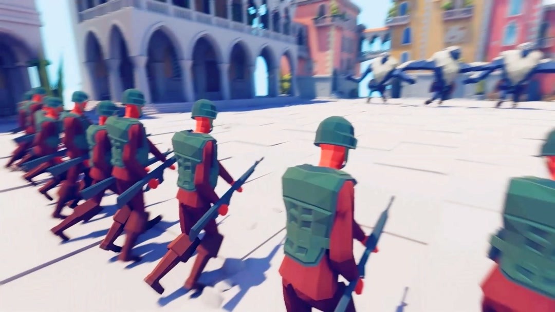 全面战争模拟器:手持波波沙的士兵能否对抗巨人