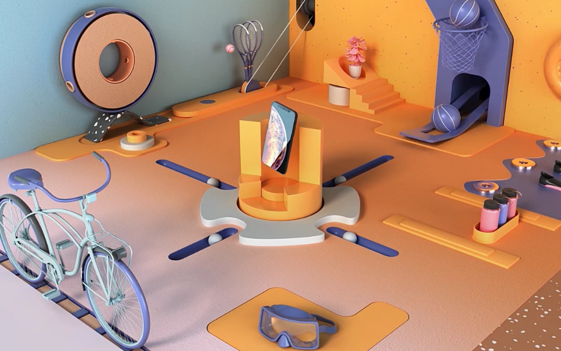 【C4D教程】C4D创意产品广告搭建,超级详细,一定要看到最后!