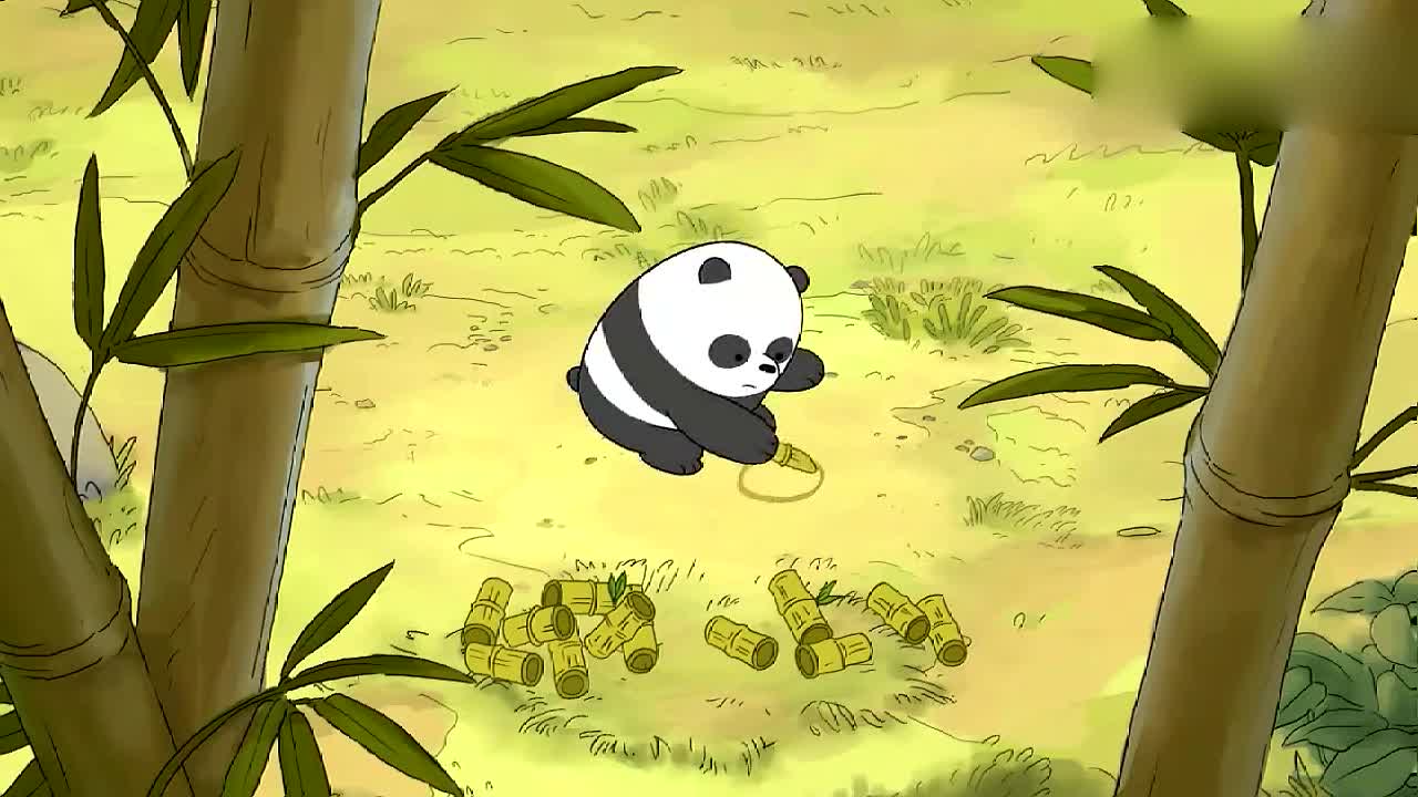 美国喜剧动漫,咱们裸熊的起源故事,逃离动物园的熊猫宝宝