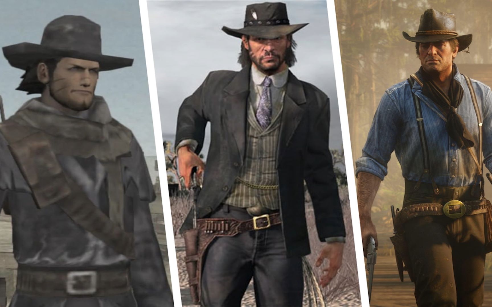 《荒野大镖客》系列的进化与对比