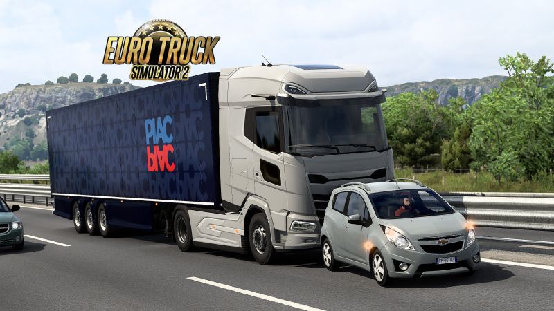 欧洲卡车模拟2:我又变合格后车了