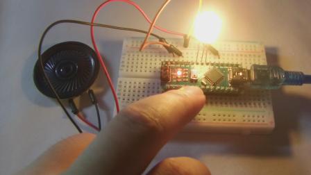 玩转Arduino图形化编程基础版40-音乐七彩灯3(14个音乐)