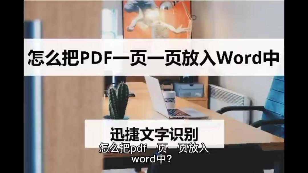 怎么把pdf一页一页放入word中?