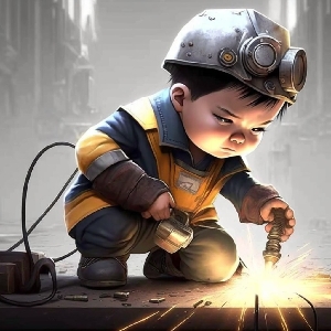 上课看小人书被抓的崽 