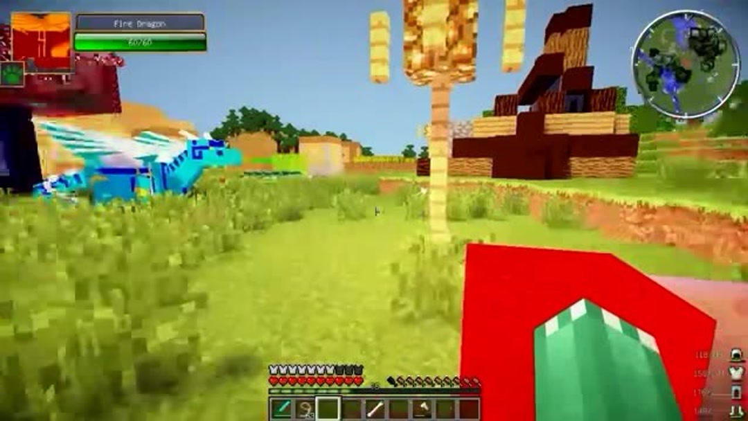 【鲤鱼】我的世界 养龙基地12 龙骑士模组生存