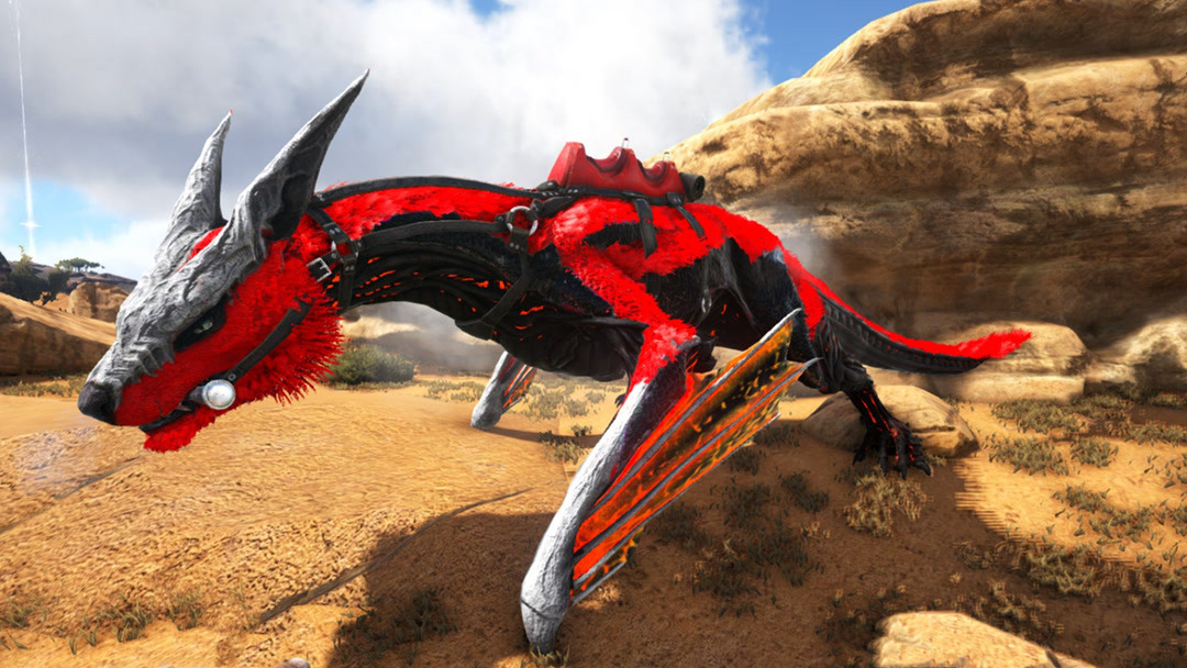 方舟生存进化:憨憨部落 50 大战加尔姆捕捉闪电巨兽龙