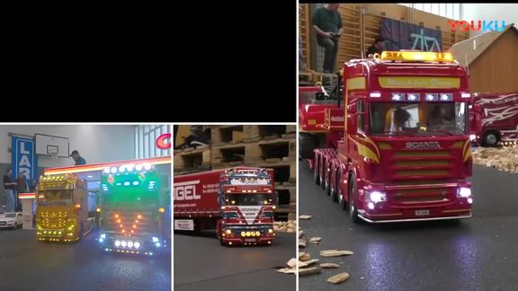 RC遥控奔驰斯堪尼亚沃尔沃MANDAF卡车活动