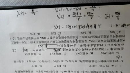 DNA结构计算 规律一