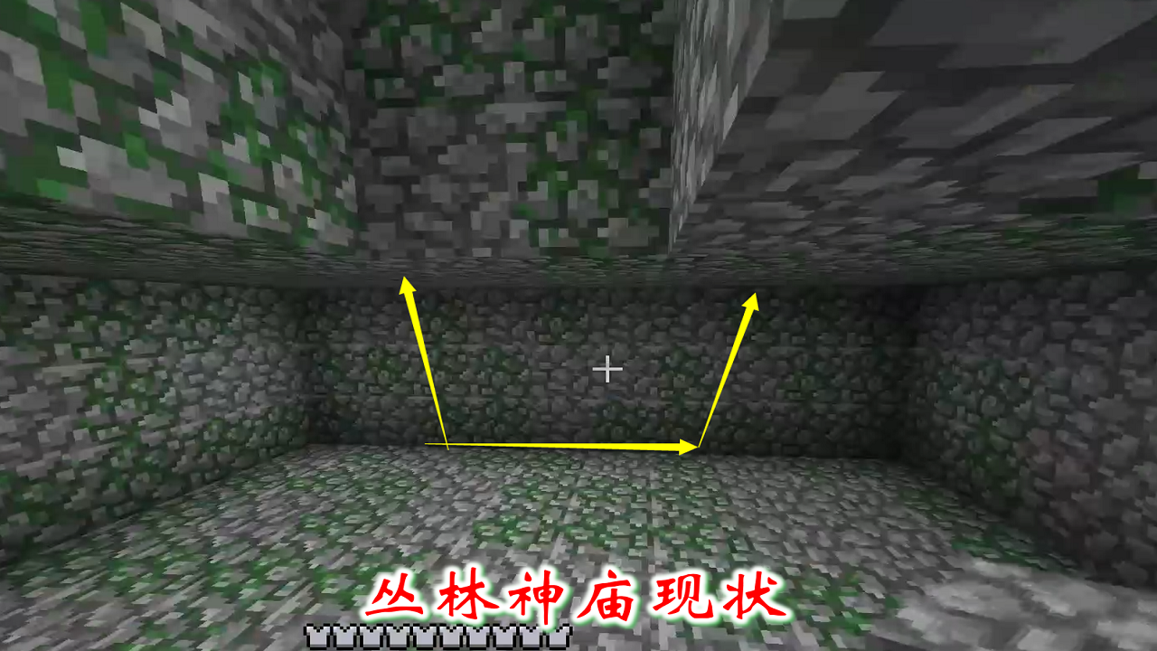 我的世界291:粉丝的预言真是准,丛林神庙内部已经被我挖空了