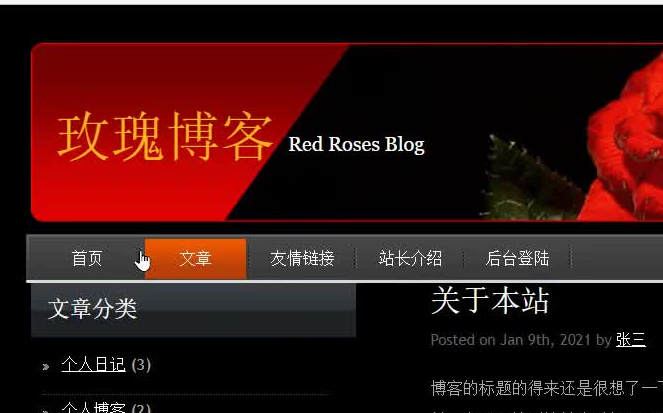 计算机毕业设计-1000例项目之 javaweb个人博客管理系统