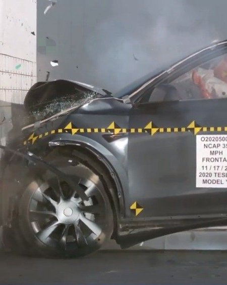 看看特斯拉Model Y在美国碰撞测试的表现呀~
