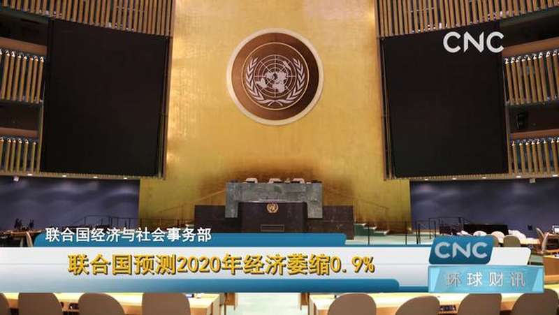 联合国预测2020年经济萎缩0.9%