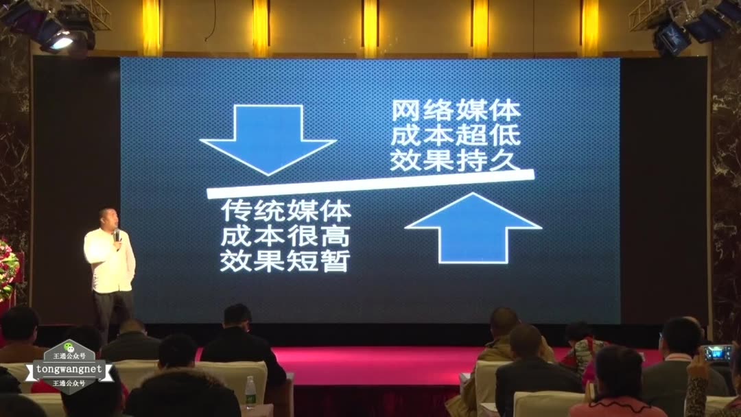 王通 自明星之道--传统营销和网络营销的区别