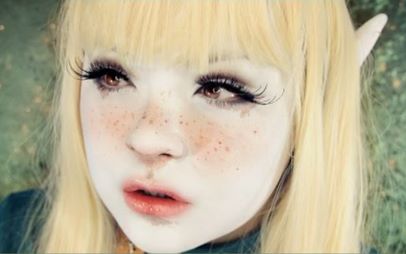 可爱的林中精灵妆容教程 | 白涂