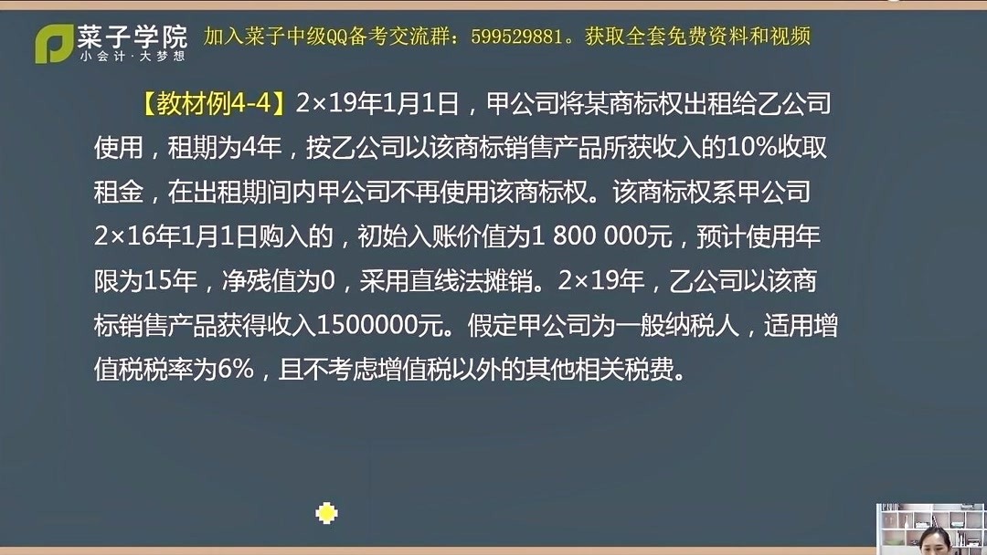 4.4 无形资产的处置