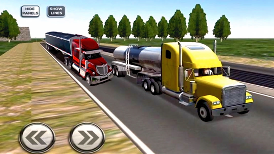 【永哥玩游戏】汽车城市驾驶运输模拟器 油罐车货车驾驶运输停靠