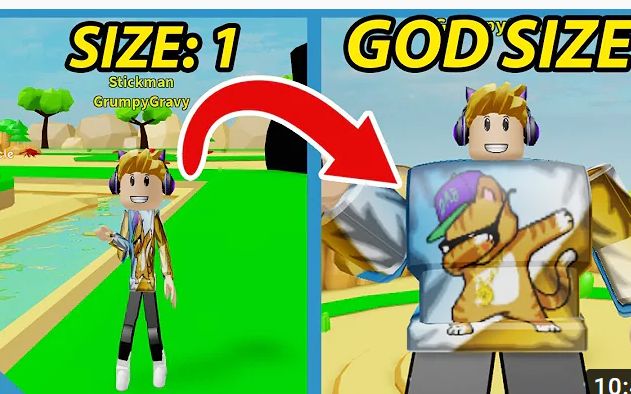 Roblox举重模拟器:由一根火柴棍变成巨人!