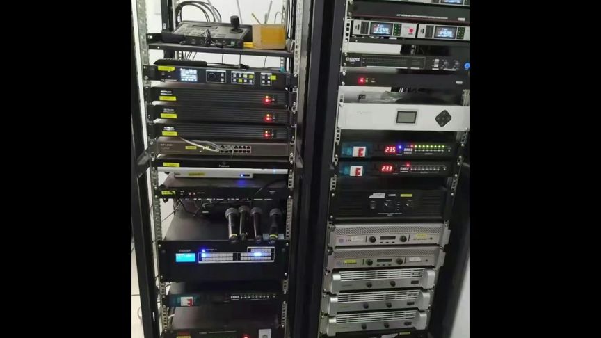 某部视频会议系统、高清LED屏安装调试完毕![庆祝][庆祝][庆祝]