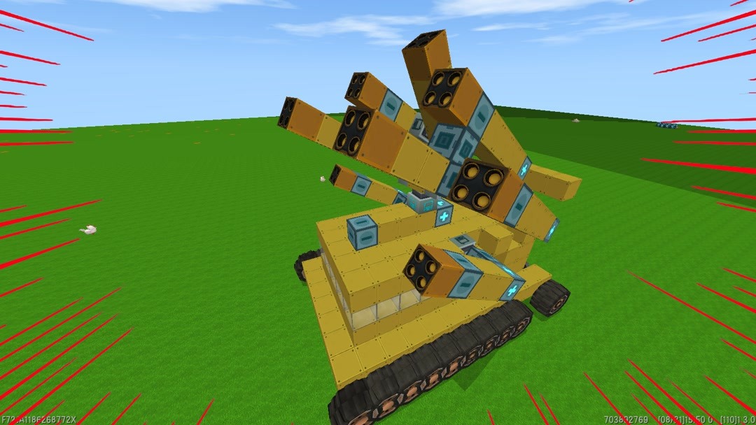 迷你世界:奥特曼的防空火箭导弹车