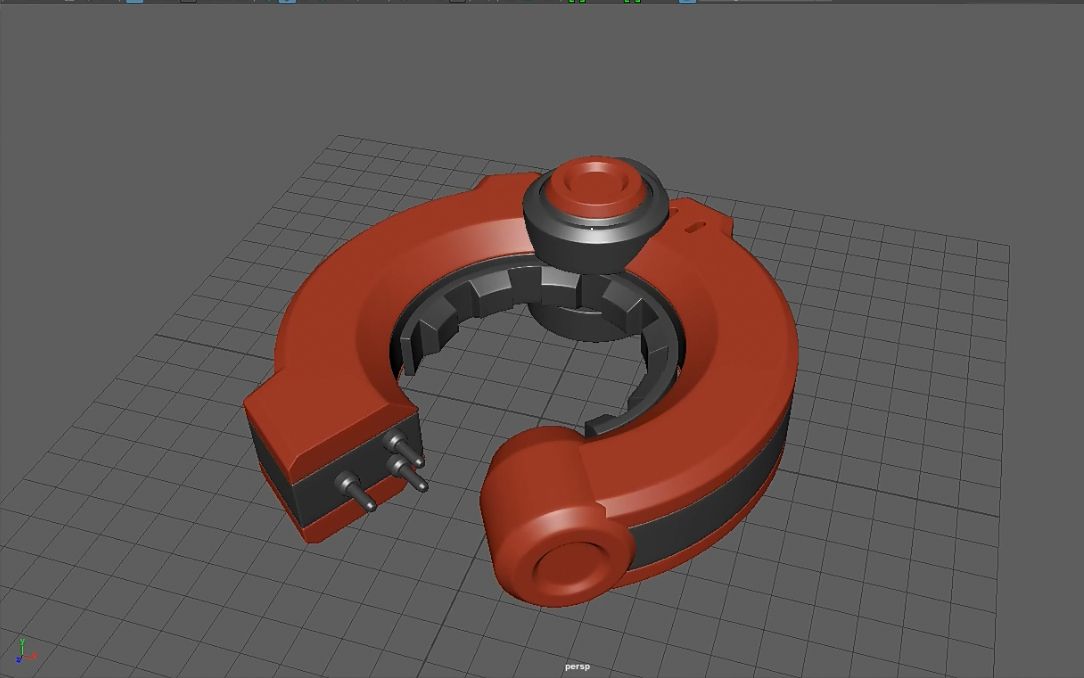 ...maya 3dmax 之3D美术游戏建模教程】实战解析托比昂机械臂模型制作