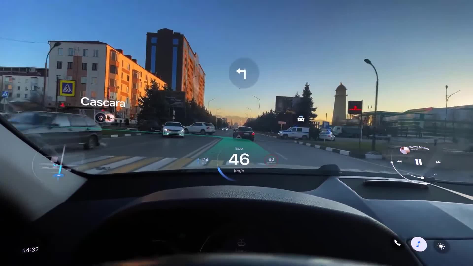 渲染视频:使用苹果 iGlass开车是怎样的体验?