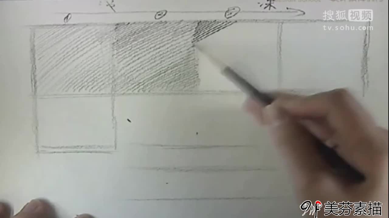如何画好两头尖的排线,素描排线的练习方法和握笔发力技巧素描入门