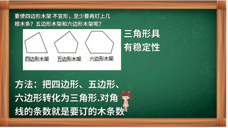 11三角形的稳定性~三角形(第十一章)数学八年级上册人教版