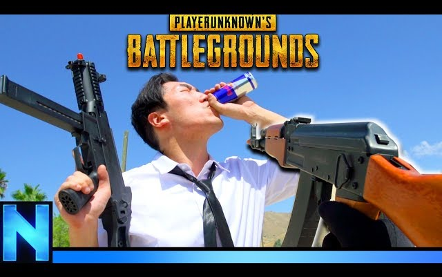 当你在现实中用BB枪玩绝地求生大逃杀是什么样子的