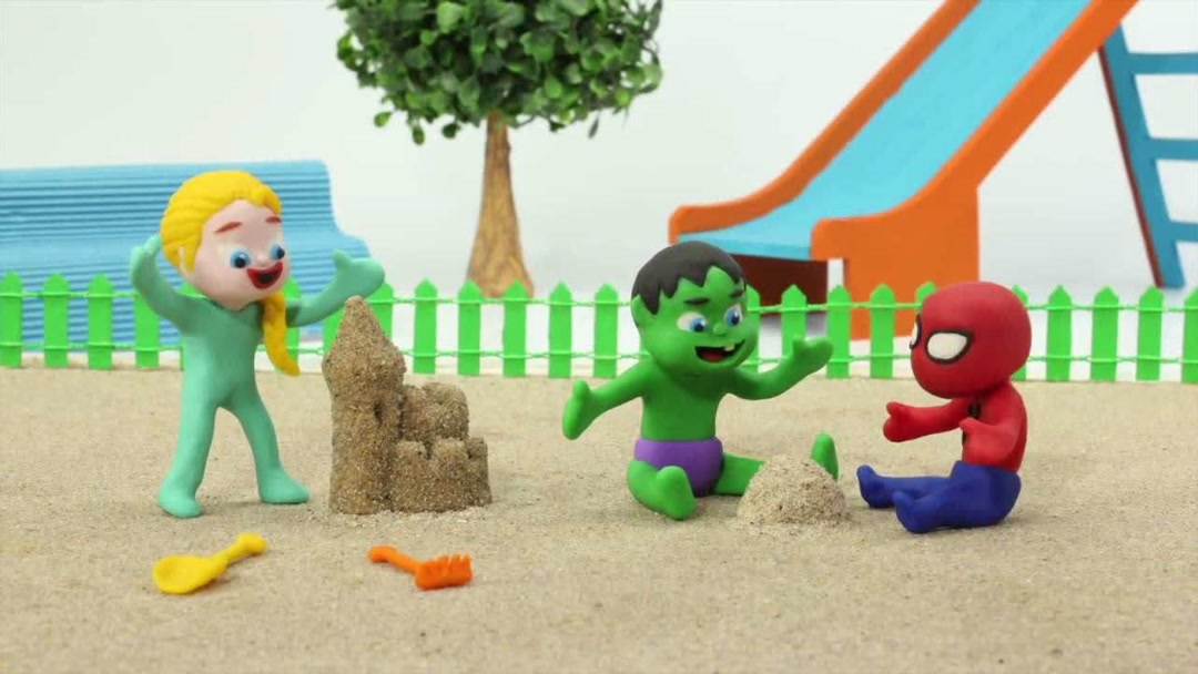 超级英雄宝宝《冰雪奇缘》、艾莎公主动画