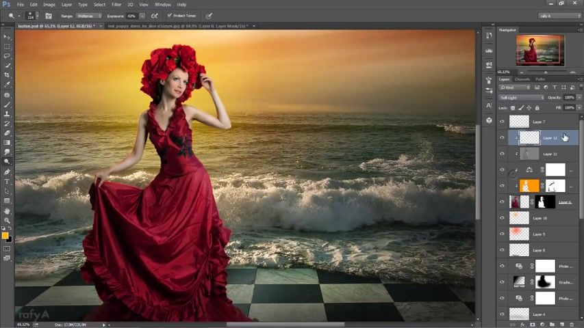 PS合真实梦境创意合成,PS后期视频教程 附素材【音乐-无字幕】