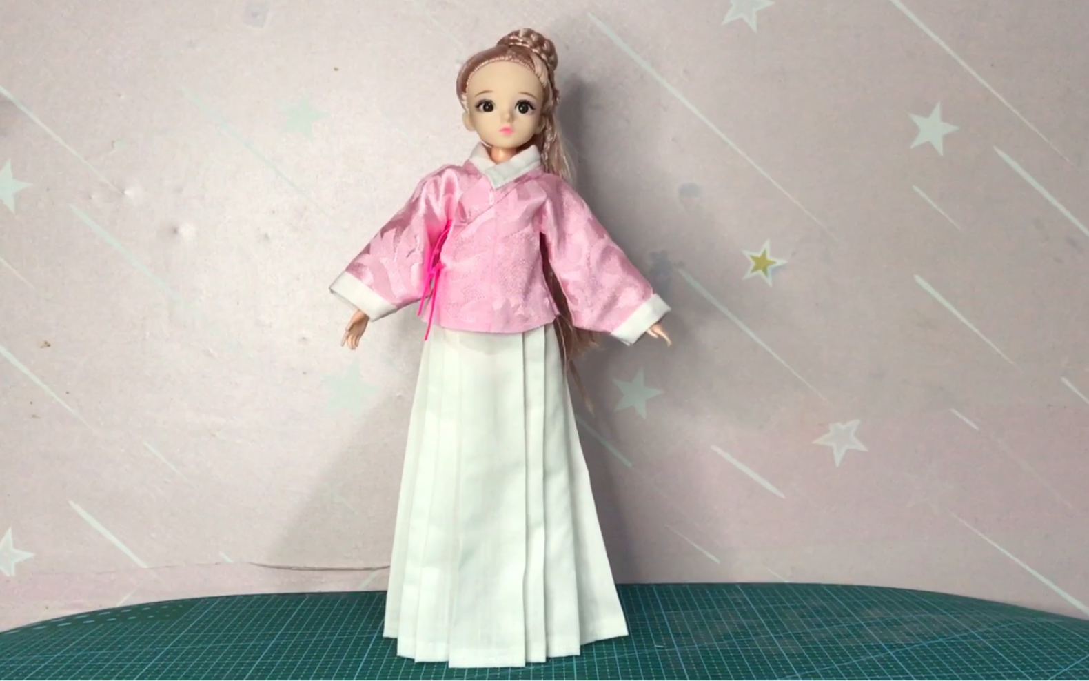 古法裁剪给芭比娃娃做明制汉服!