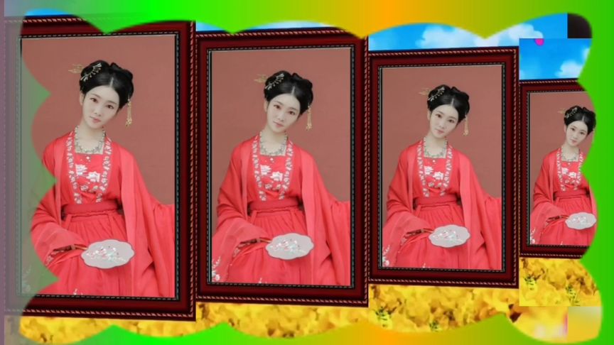 用剪映制作旋转相册,祝福朋友们劳动节快乐!