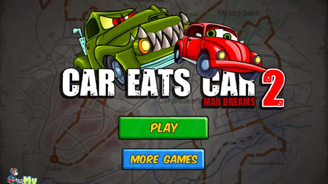 汽车总动员#大车吃小车游戏