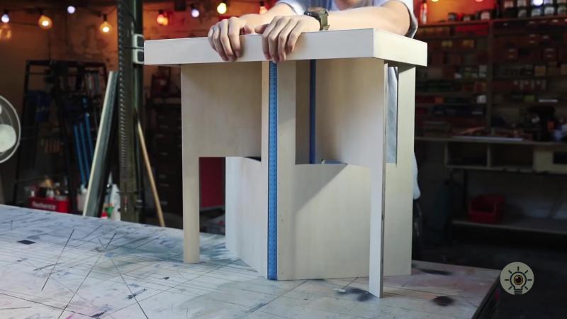 自制折叠桌子,既方便又不占空间,居家必备的好东西