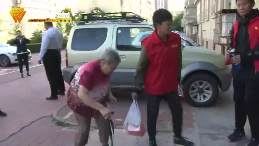 奎文区梨园街道樱园社区组织青少年志愿者开展志愿服务活动