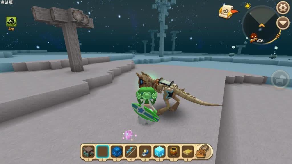 迷你世界:太空召唤的坐骑不听话,坐着他身上会把你踢下来