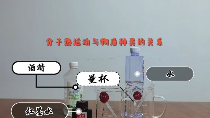 分子热运动与物质种类的关系