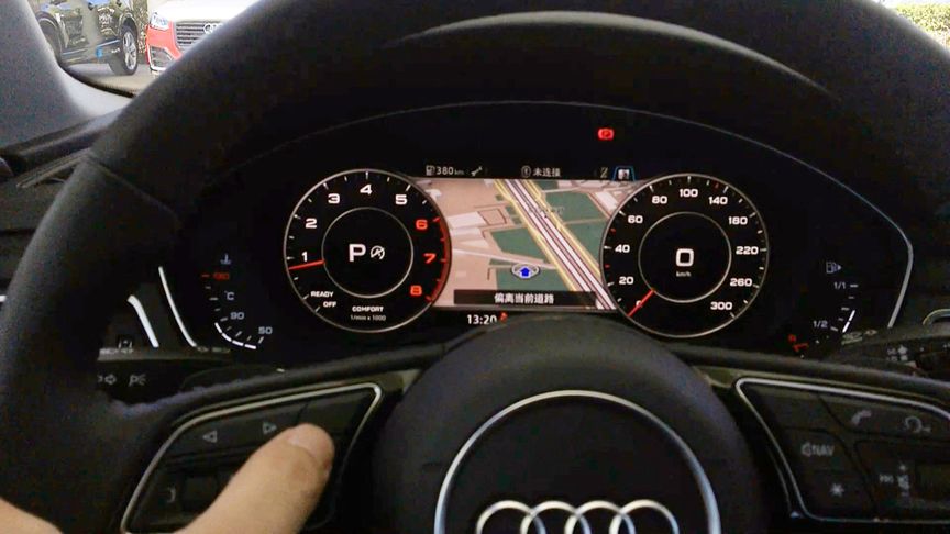 奥迪A4L虚拟座舱 中控空调档位面板使用面面观