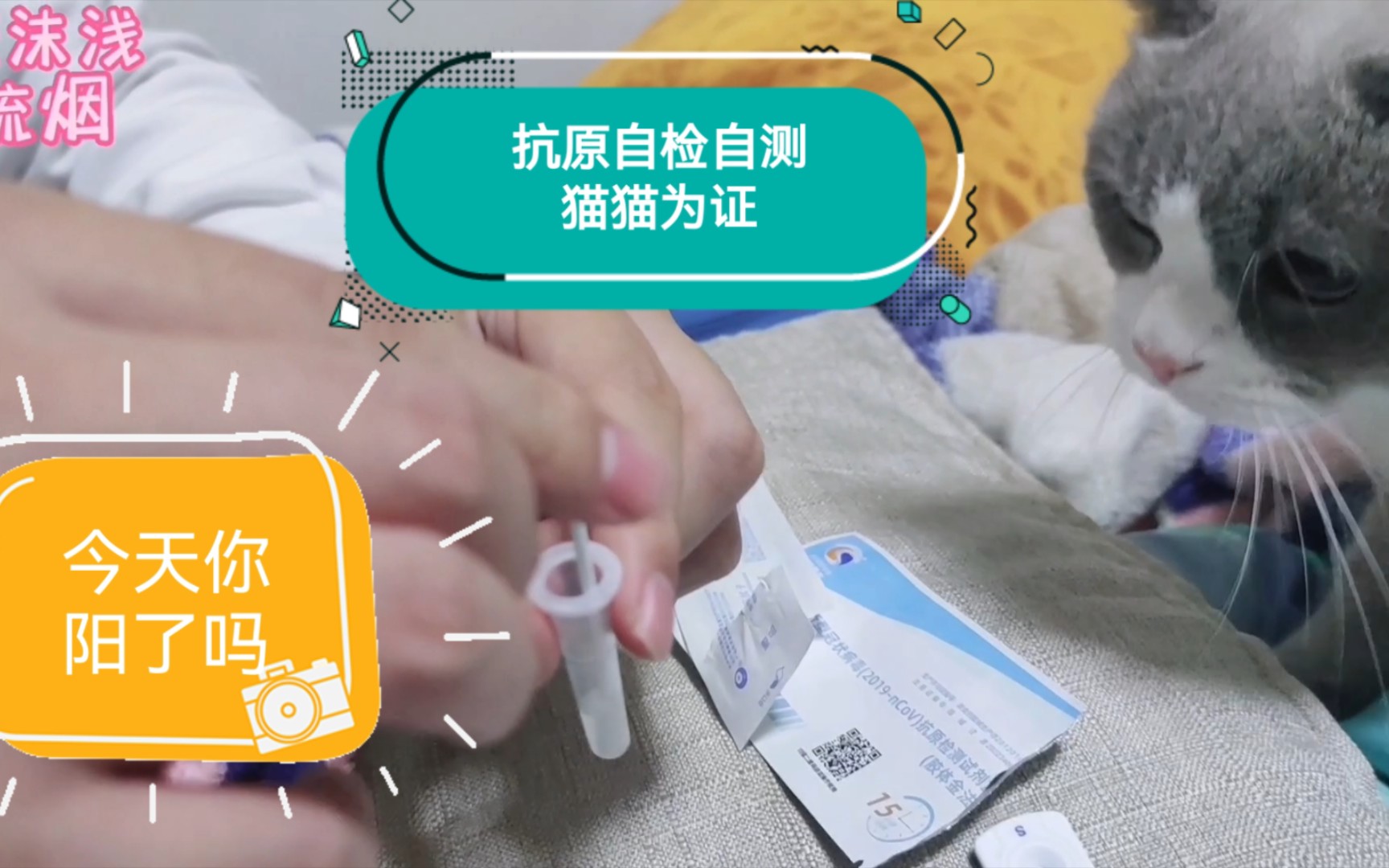 第一次抗原检测全过程,效果肉眼可见!