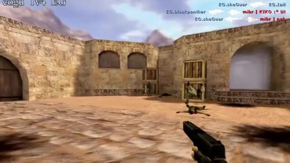 记忆中的经典残局-cogu长途奔袭1v4 EG