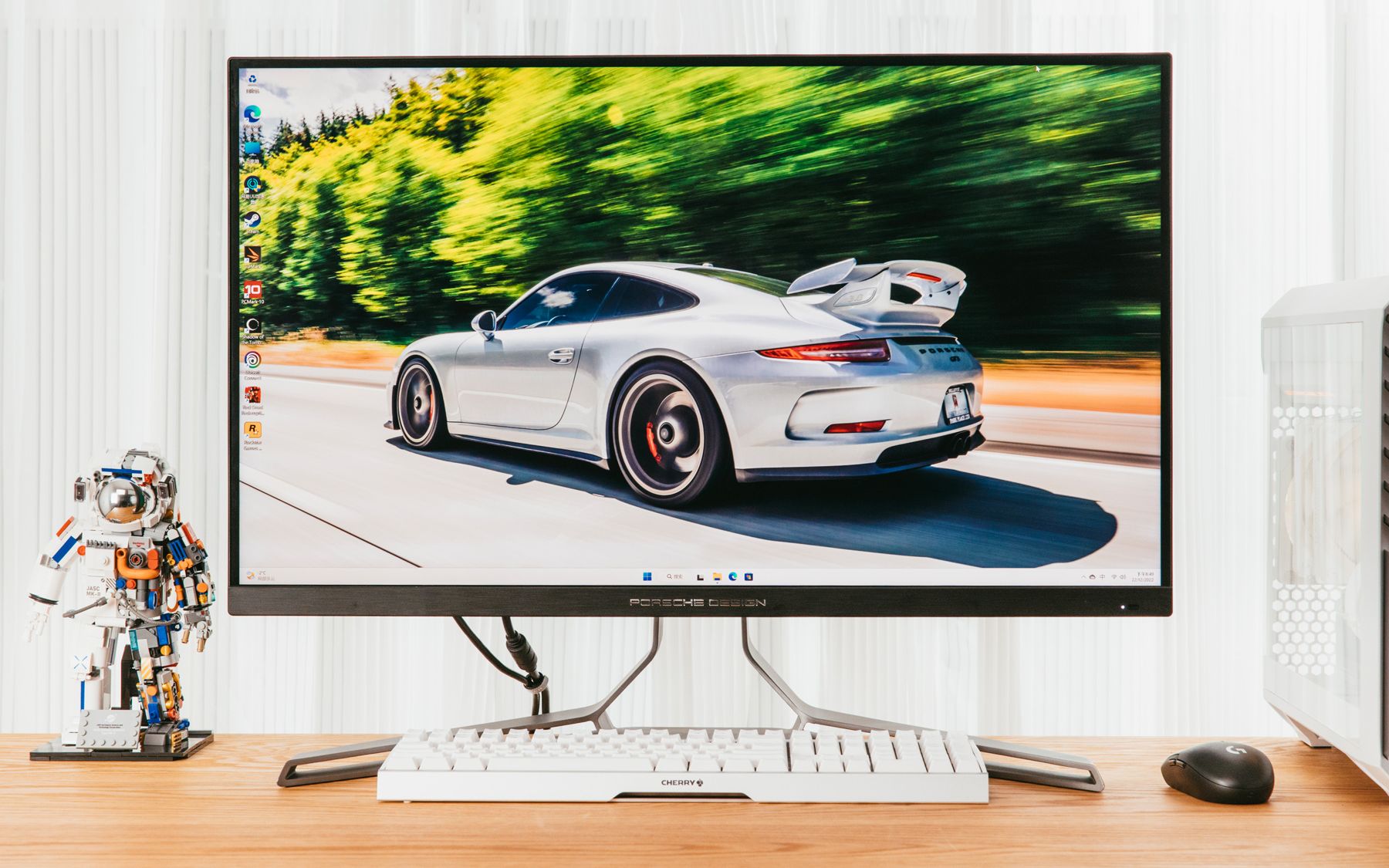 保时捷设计联名,HDR1400加持的显示器是什么体验?AGON PD32M...