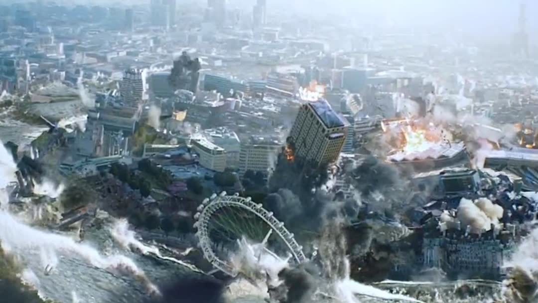 科幻大片:感受一下核弹的爆炸威力,什么叫毁灭